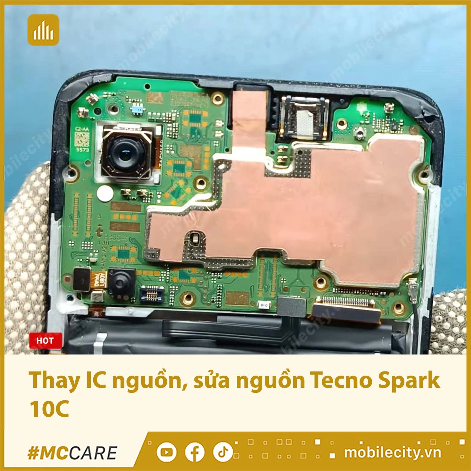 Bảng Giá Thay Ic Nguồn Sửa Nguồn Tecno Spark 10c Chính Hãng